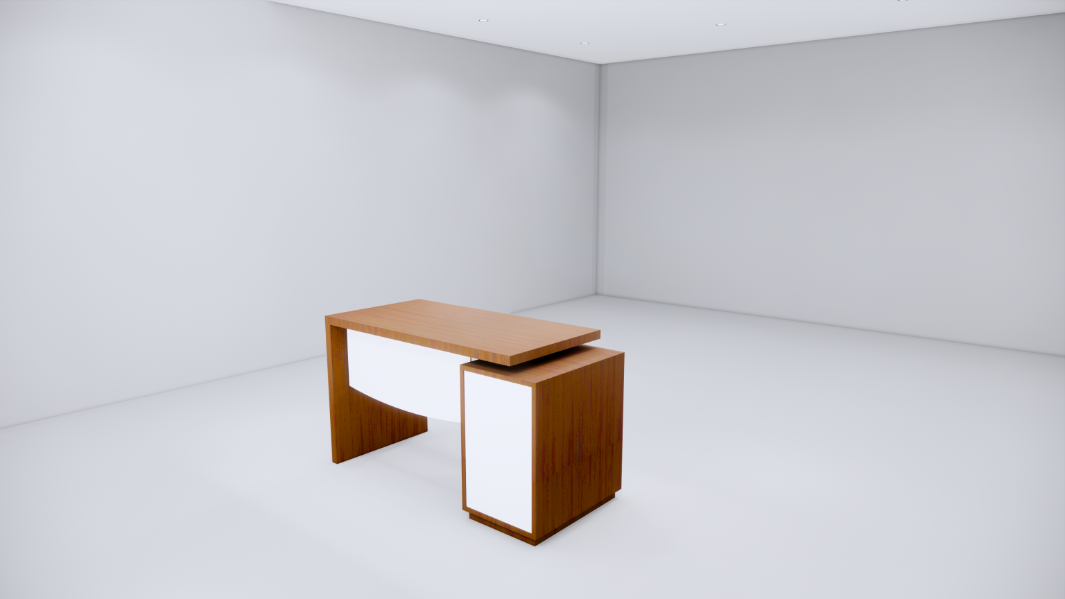 Meja Kantor Meja Staff HOKA HFH-S124 Plywood Finishing HPL - Jasa ...