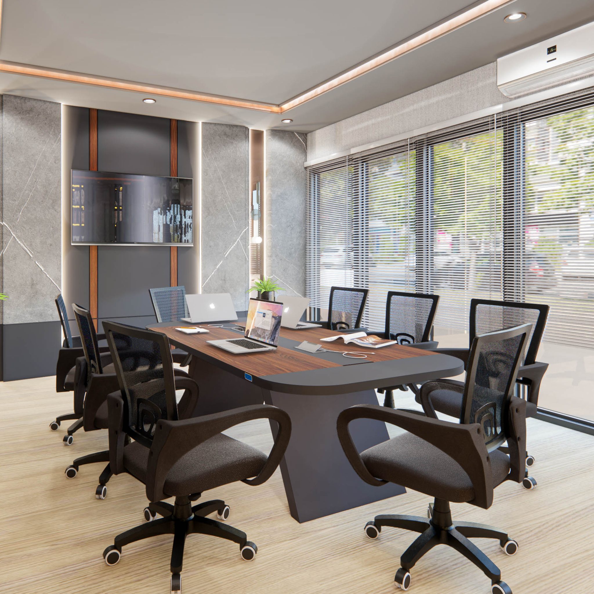 Meja Meeting Meja Rapat HOKA HFH-M139 Plywood Finishing HPL - Jasa ...